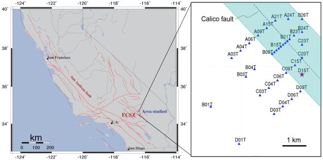 Local-scale cross-correlation of seismic noise from the Calico fault ...