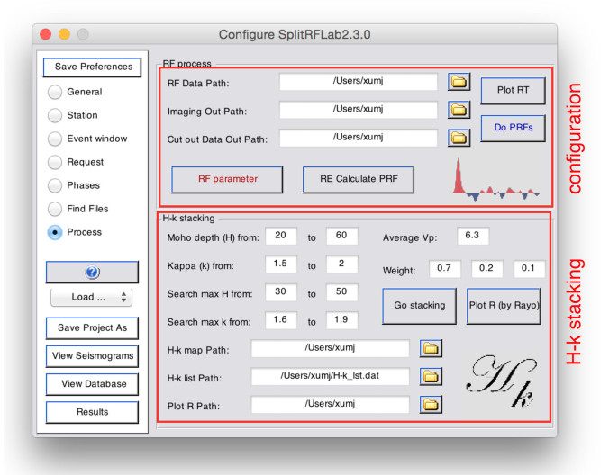 SplitRFLab: A MATLAB GUI toolbox for receiver function analysis based on SplitLab