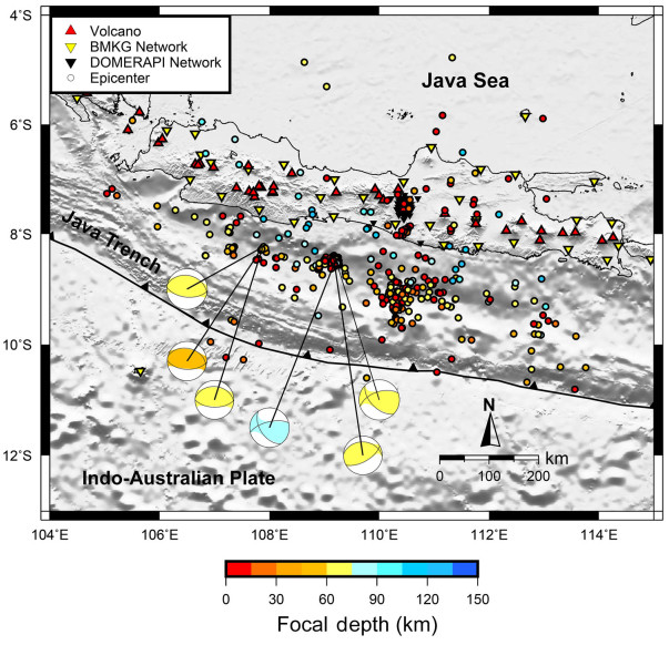 Relocation of hypocenters from DOMERAPI and BMKG networks: a ...