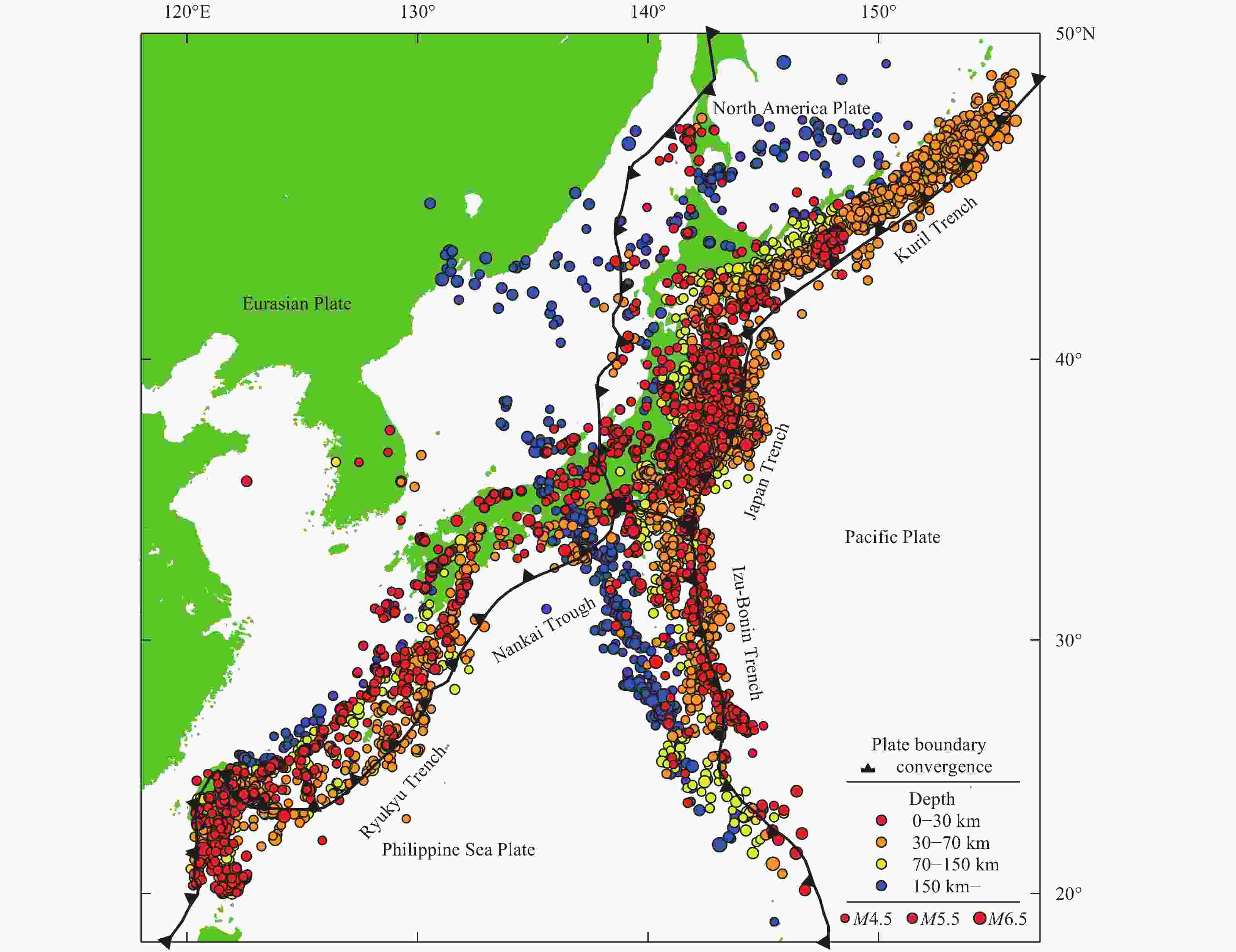 Characteristics of earthquake clustering in and around Japan revealed by single-link cluster ...