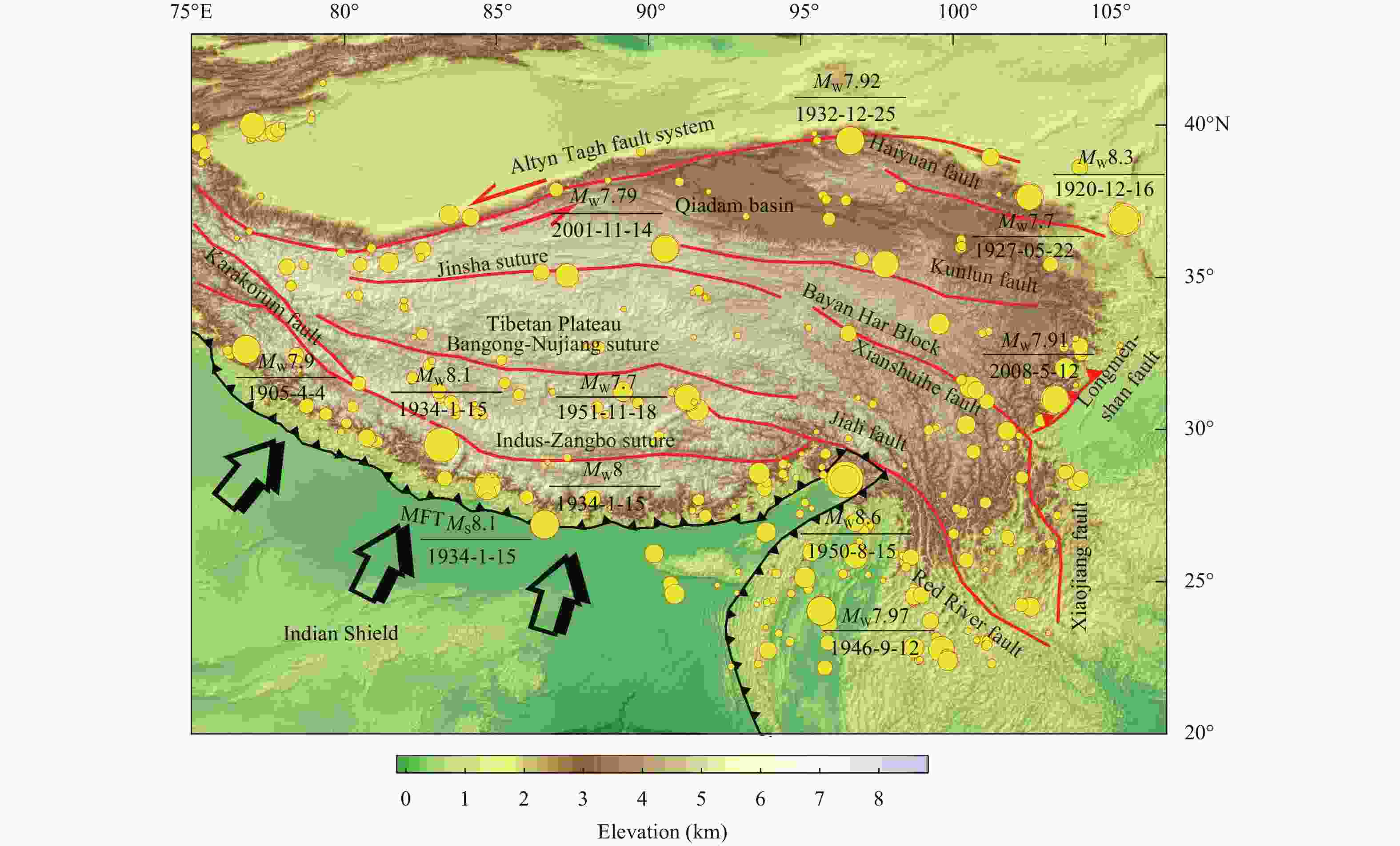 Effective elastic thickness of the lithosphere from joint inversion in ...