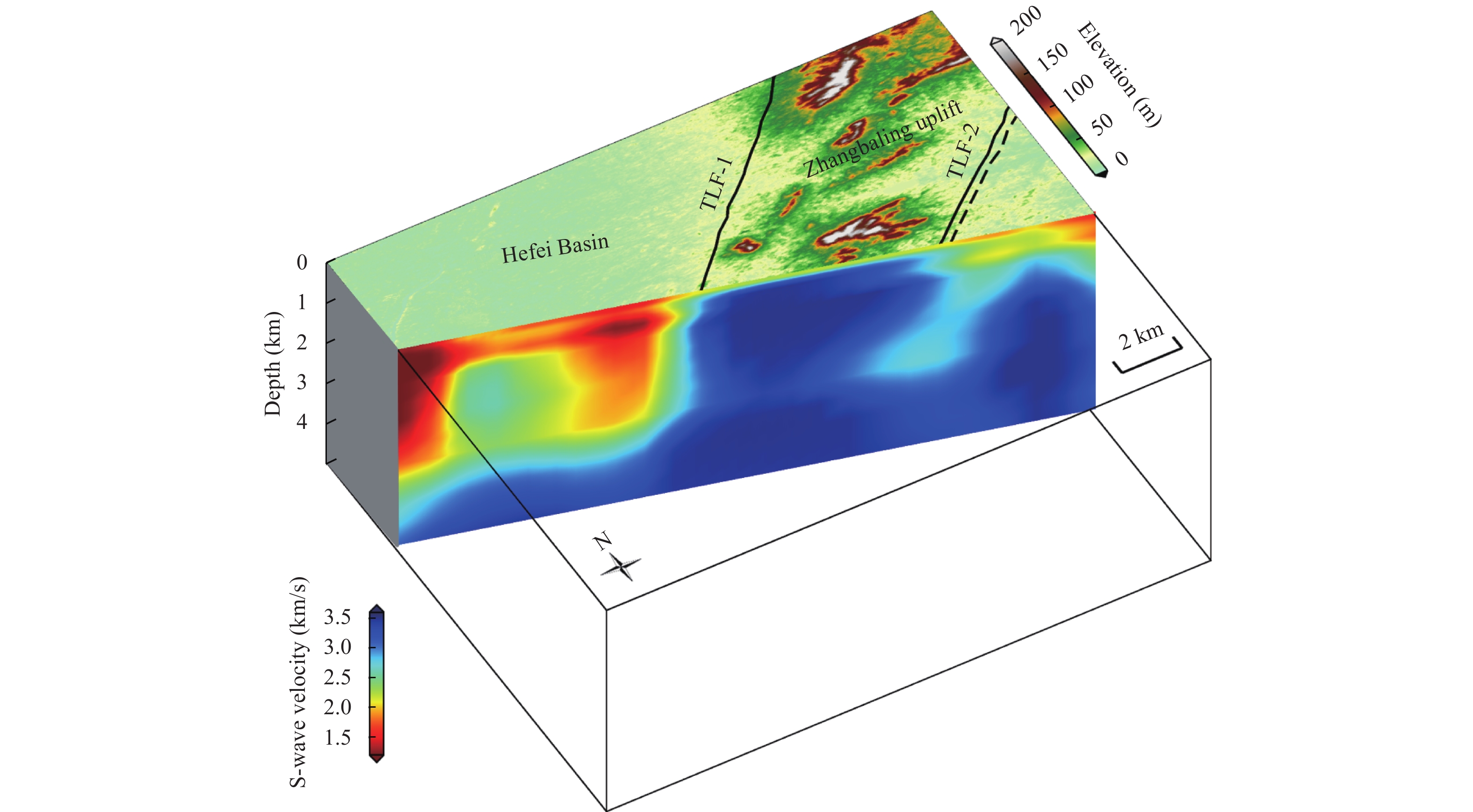High resolution tomography of the Tanlu fault zone near Hefei with ...
