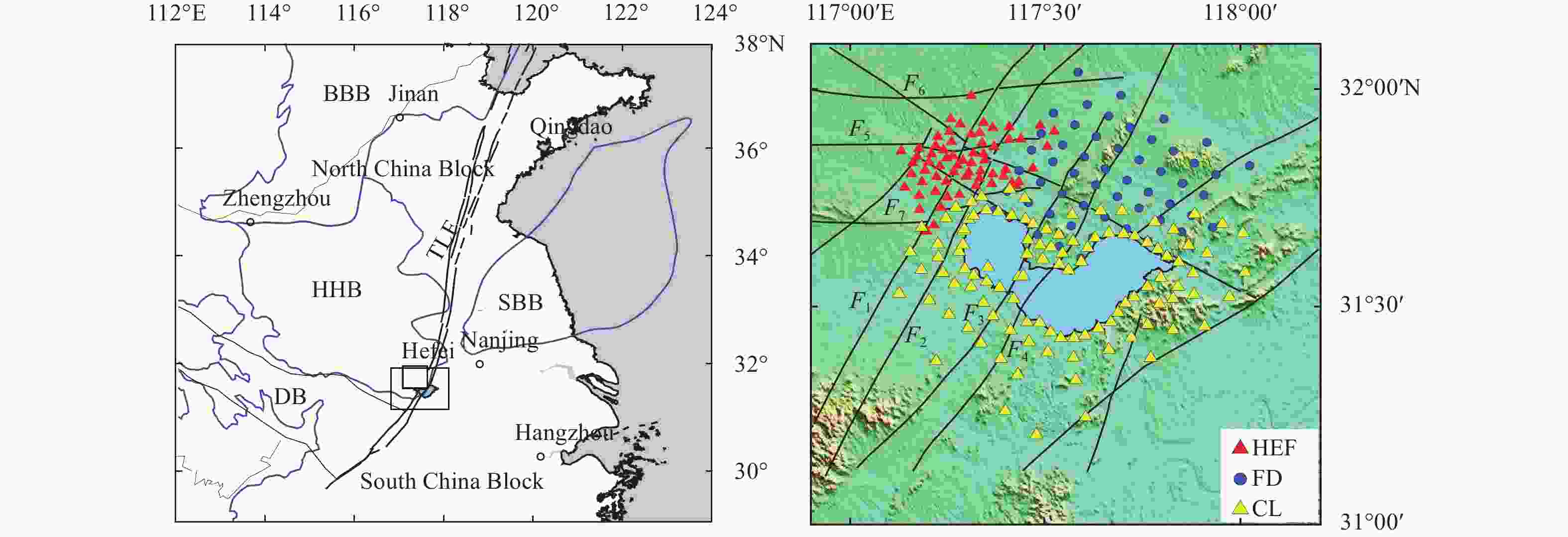 A multi-scale 3-D crust velocity model in the Hefei-Chao Lake area ...