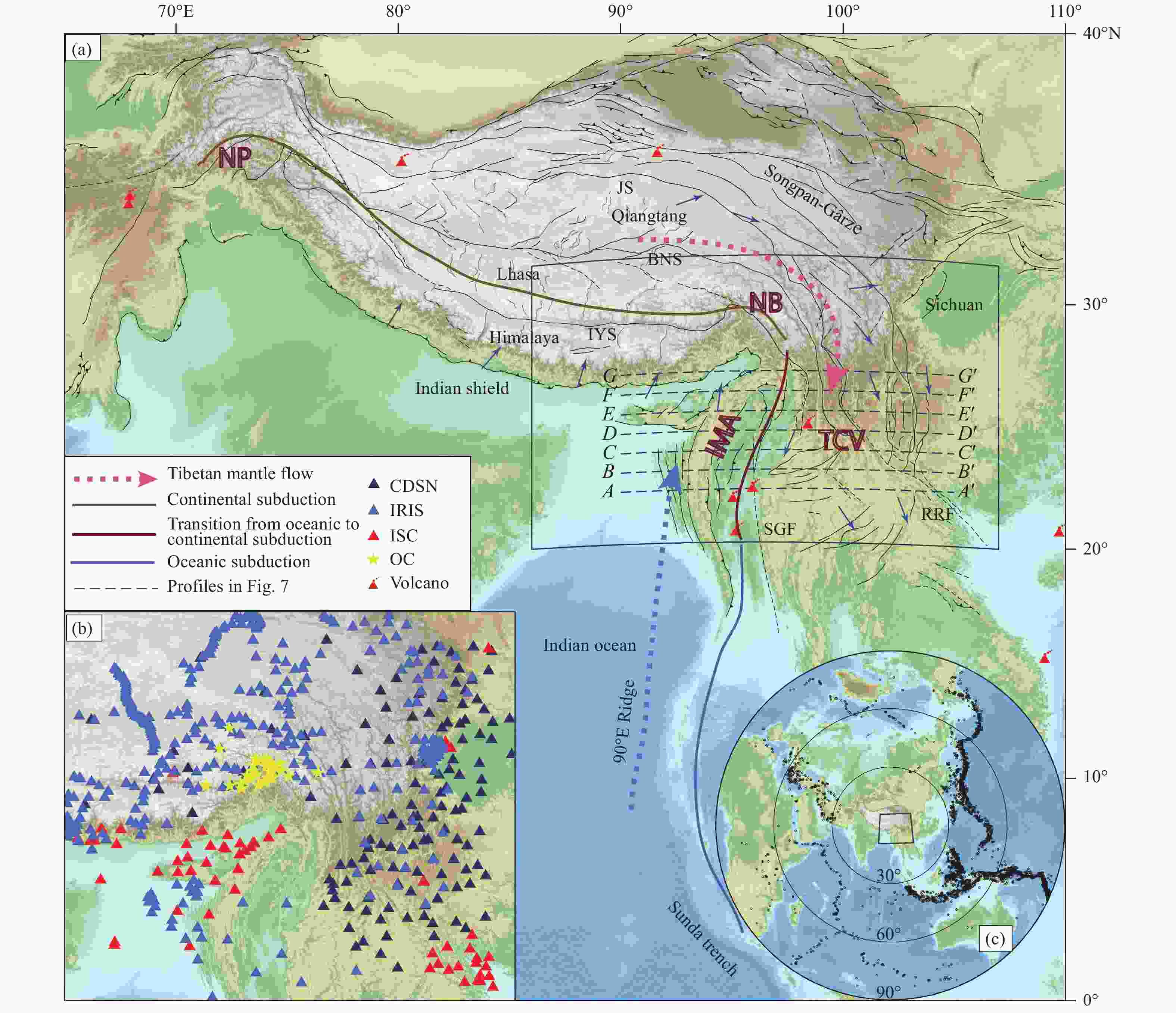 Eastward subduction of the Indian plate beneath the Indo-Myanmese arc ...