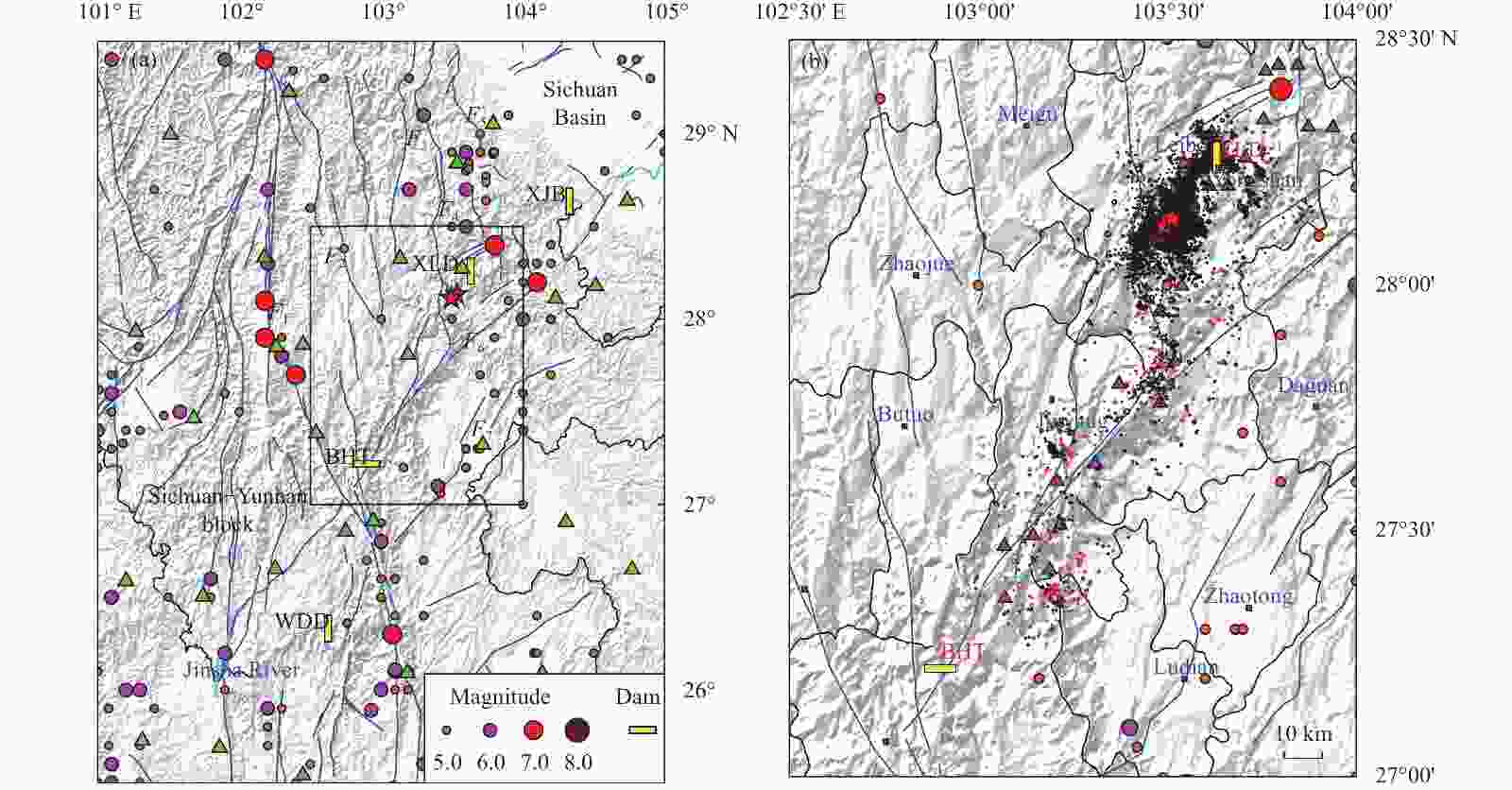 Seismic analysis of the Xiluodu reservoir area and insights into the ...